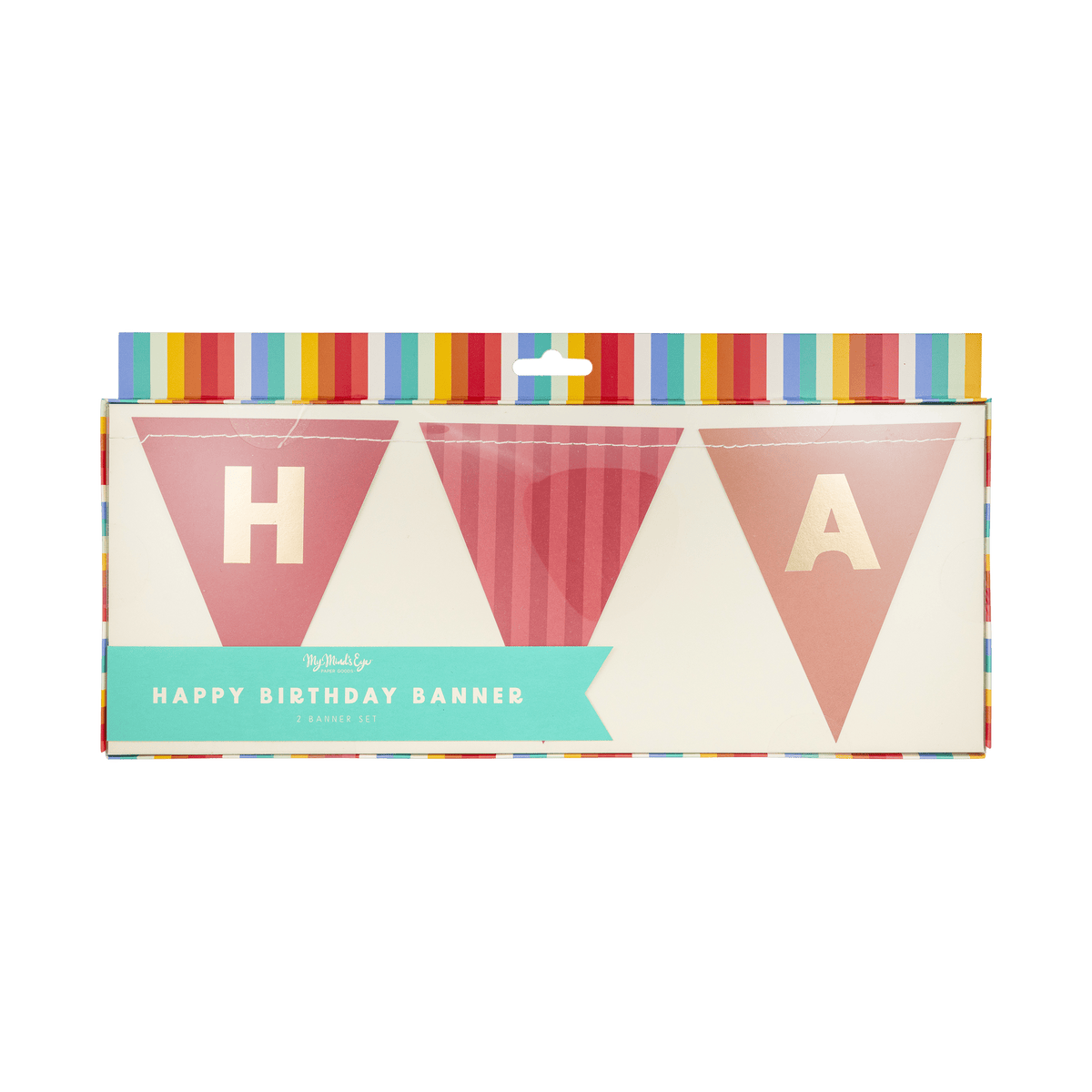 Happy Birthday Pennant Banner Set – bubblegum market